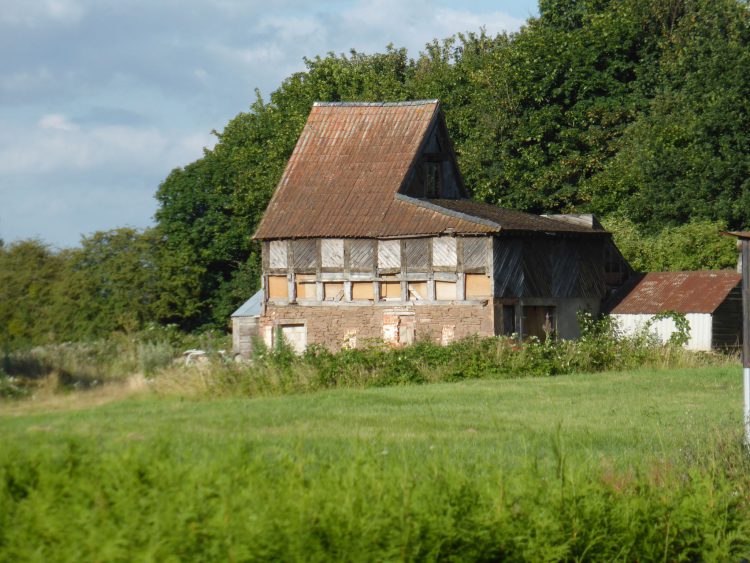 Visiting Rotherwas and Meeting Sir Edward Elgar » Two Dogs and an Awning
