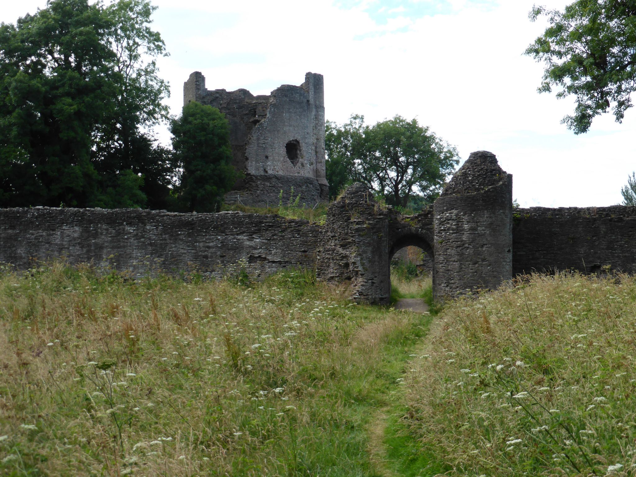 Longtown Castle » Two Dogs and an Awning