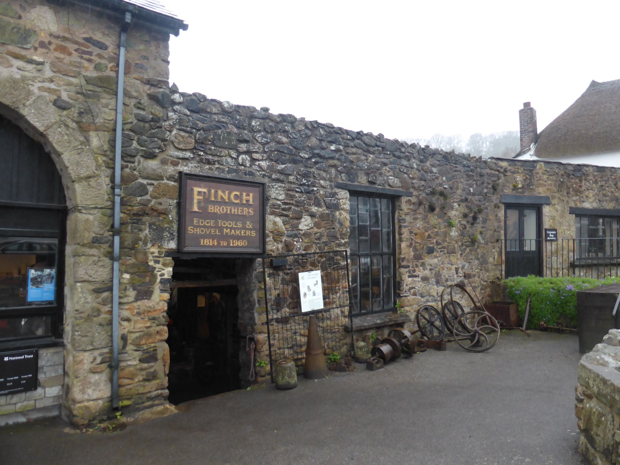 Visiting Finch Foundry » Two Dogs and an Awning