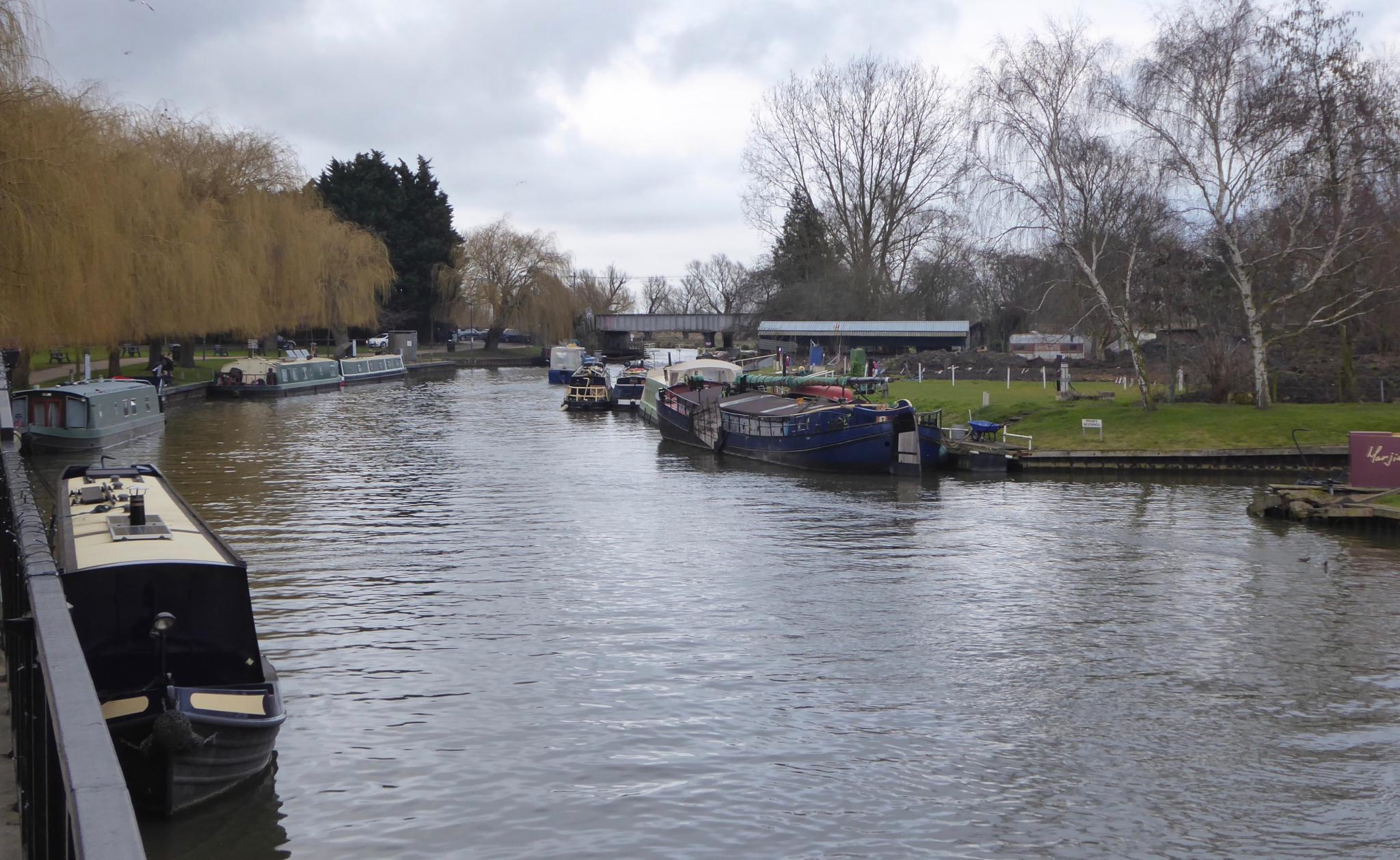 Exploring Ely from Little Downham » Two Dogs and an Awning
